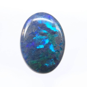 Solid Black Opal Loose Stone from Lightning Ridge, Australia.